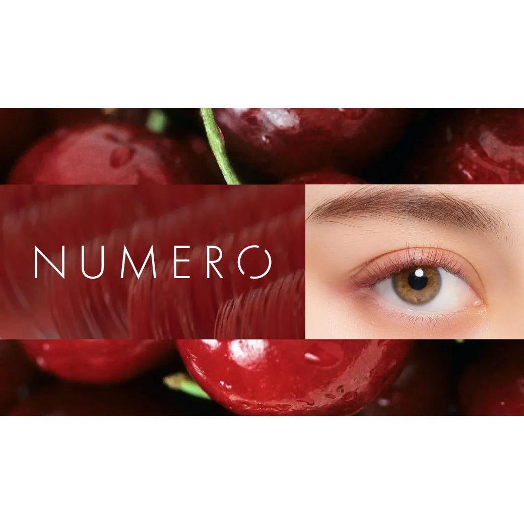 "Enhance Your Look with Matsukaze NUMERO Red Color Eyelash Extensions