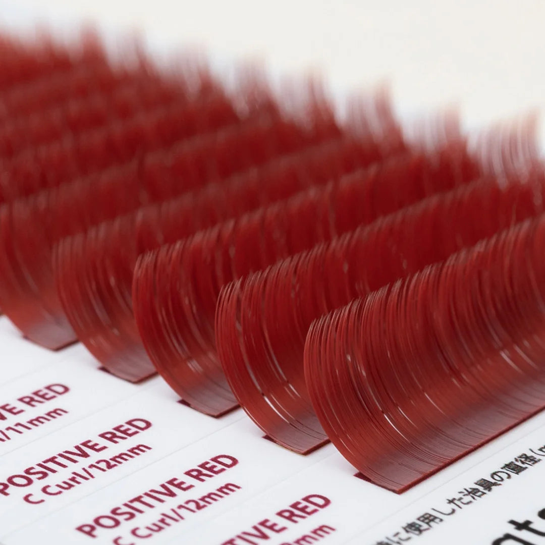 New NUMERO flat color lash "POSITIVE RED" is now available. – Matsukaze